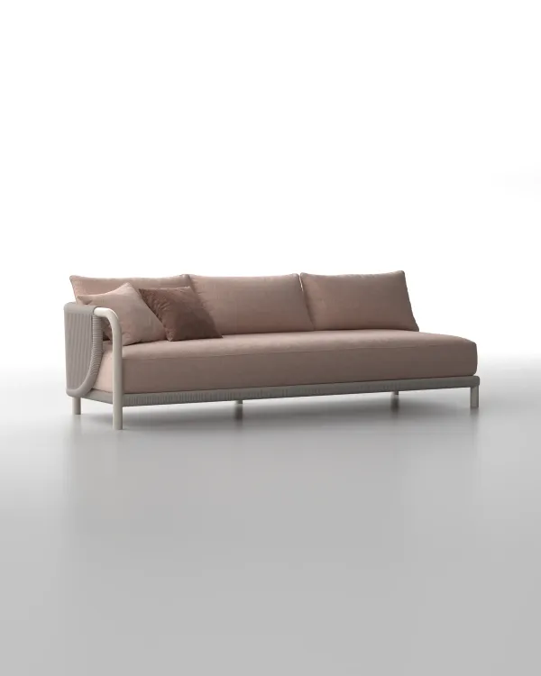 Arc Modular 3 Seaters Right Aluminum | Otazen