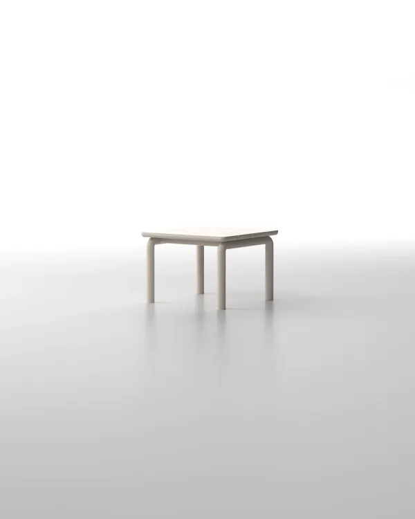 Arc Side Table 60x60 Aluminum | Otazen