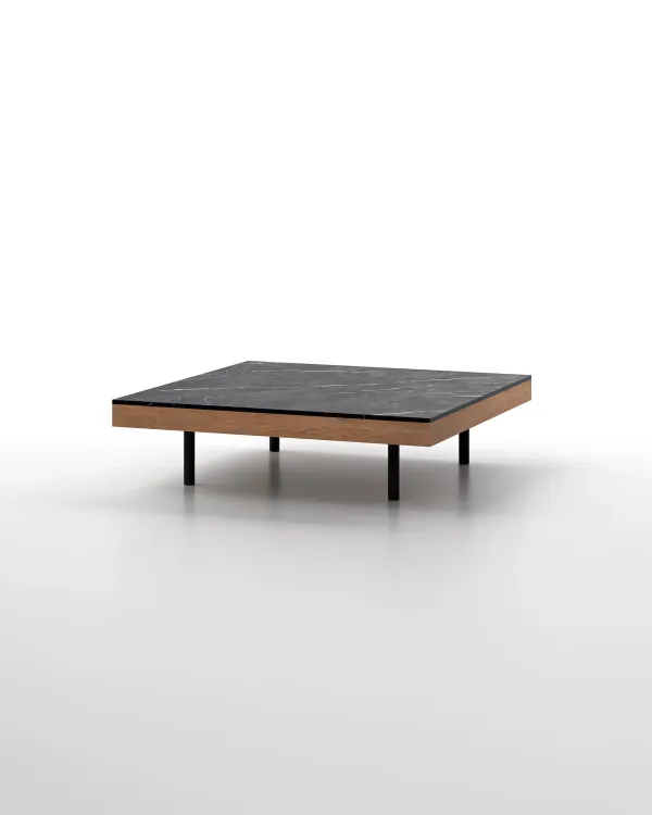 Jasmine Square Coffee Table Porcelanic 90 | Otazen